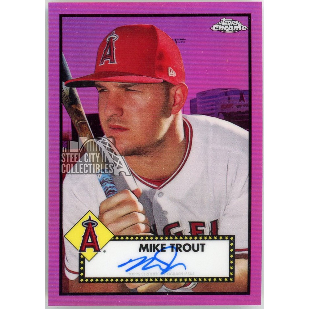 Mike Trout 2021 Topps Chrome Platinum Pink Autograph Card #PA-MTR 9/15 ...