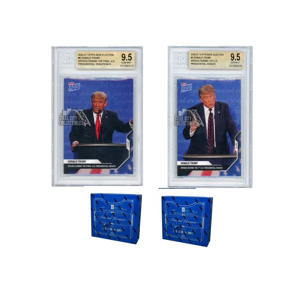 2015 Panini National Treasures Collegiate Multi-Sport Hobby 2-Box ...