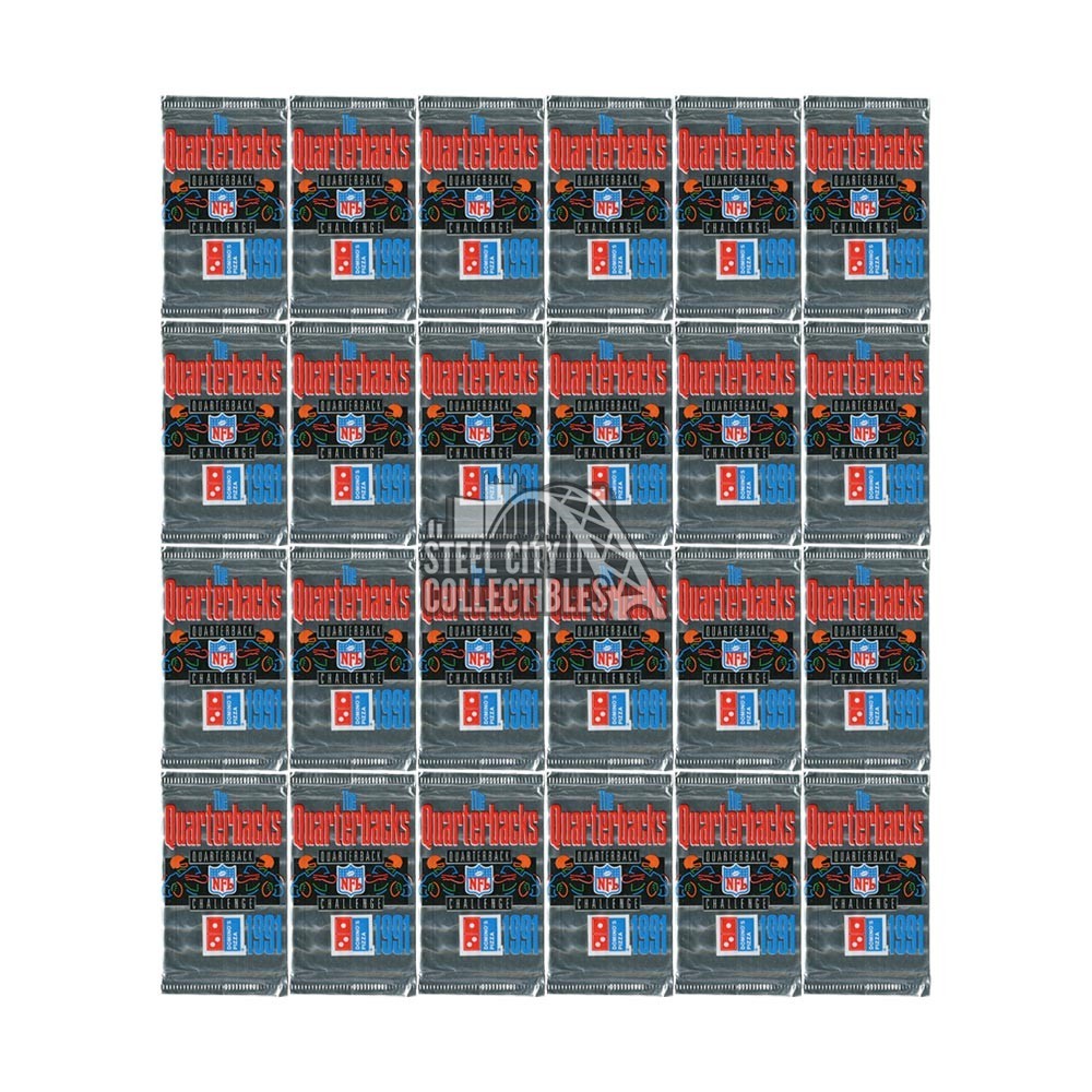 1991 Upper Deck Dominos Pizza Quarterback Challenge Football 24 Pack