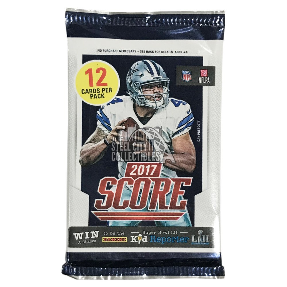 2017 Panini Score Football Retail Pack | Steel City Collectibles