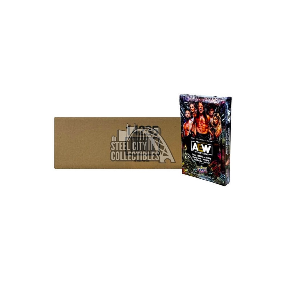 2023 Upper Deck AEW Wrestling Hobby 12-Box Case | Steel City Collectibles