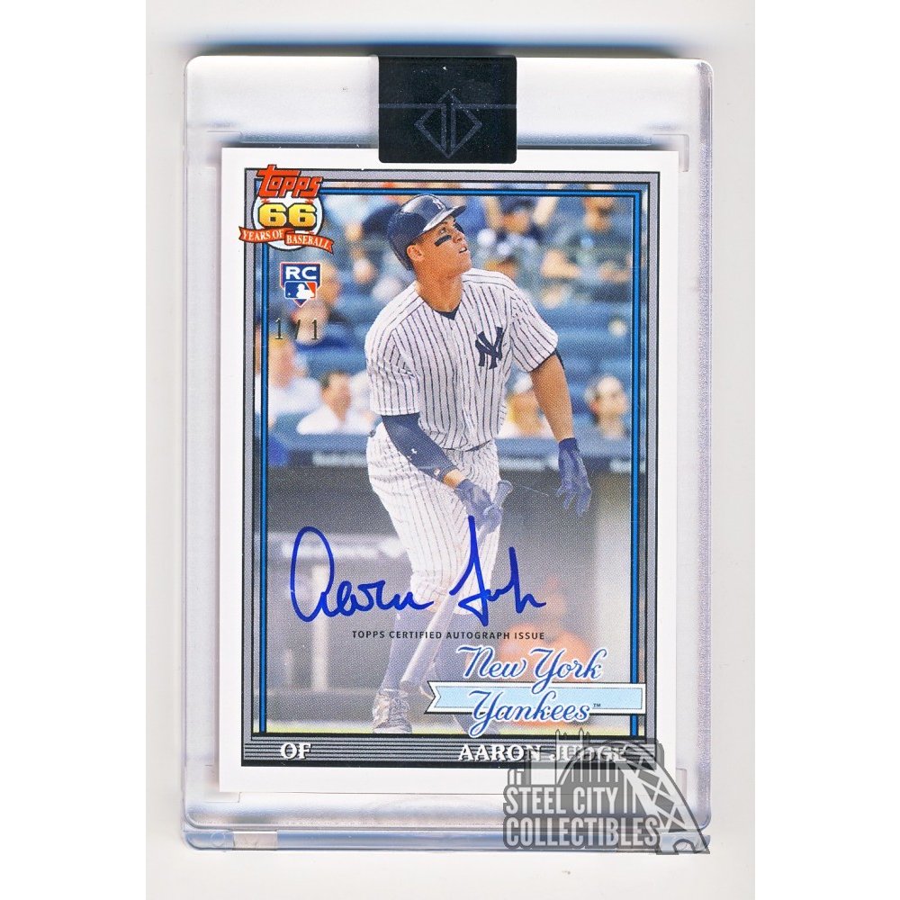 Aaron Judge 2017 Topps Transcendent 1991 History Autograph RC Rookie 1/ ...
