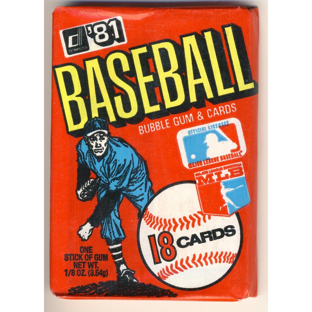 1981 Donruss Baseball Wax Pack | Steel City Collectibles