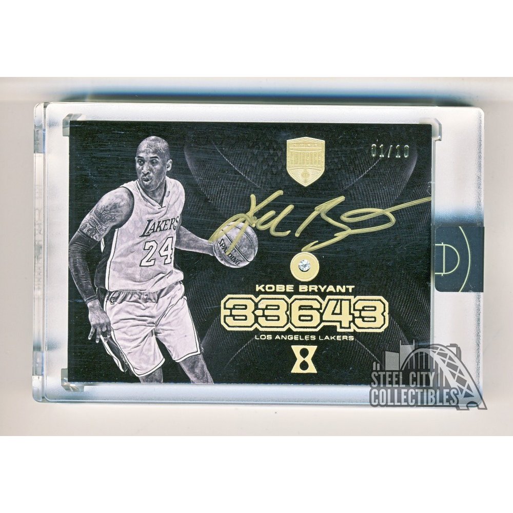 Kobe Bryant 2017-18 Panini Kobe Eminence 33643 Diamond Autograph 01/10 ...