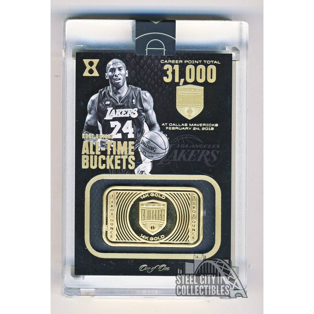 Kobe Bryant 2017-18 Panini Kobe Eminence All-Time Buckets 31000 1 Troy ...