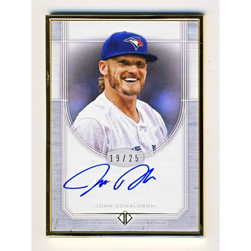 Josh Donaldson 2017 Topps Transcendent Baseball Framed Autograph Card ...