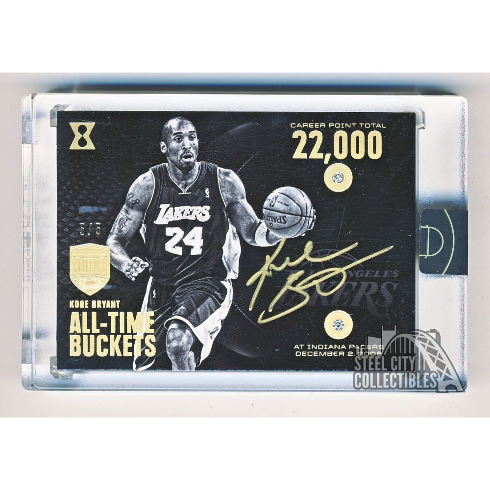 Kobe Bryant 2017-18 Panini Kobe Eminence All-Time Buckets Double ...