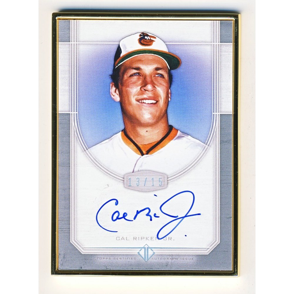 Cal Ripken Jr 2017 Topps Transcendent Baseball Framed Autograph Silver ...