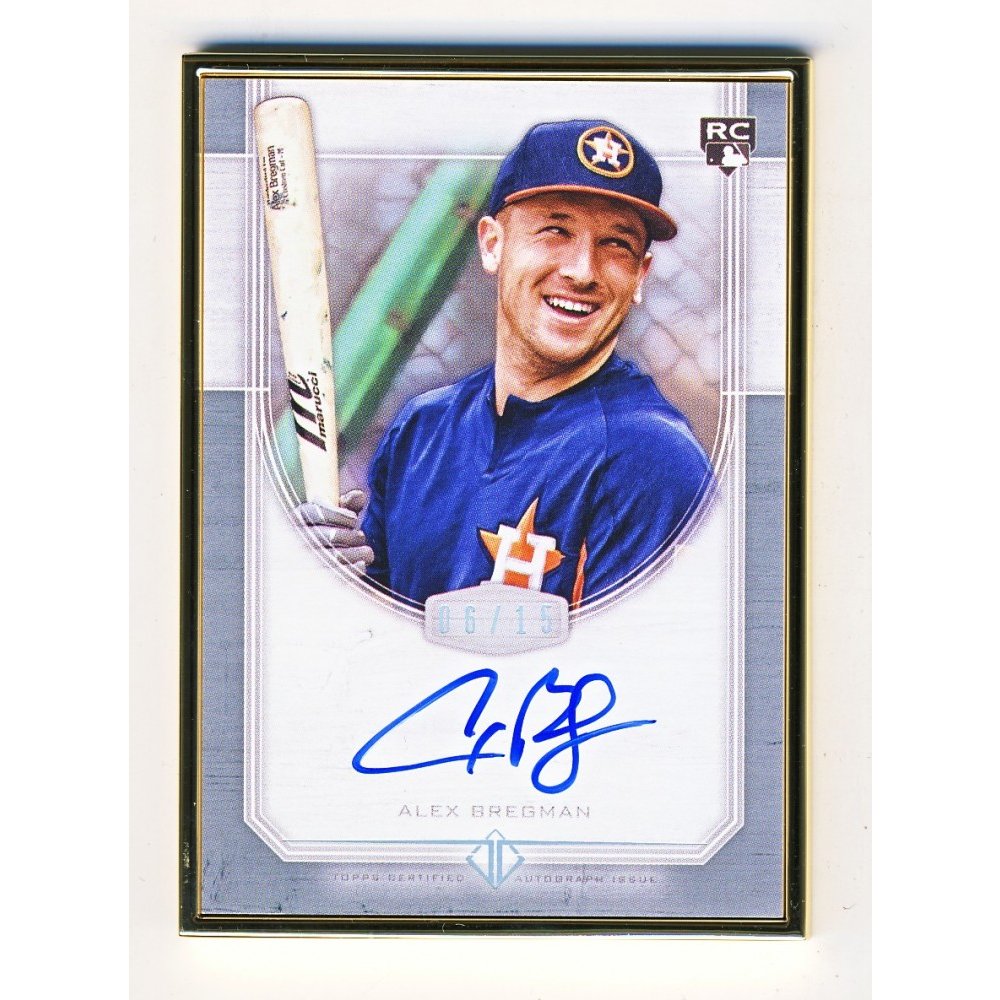Alex Bregman 2017 Topps Transcendent Baseball Framed Autograph Silver ...