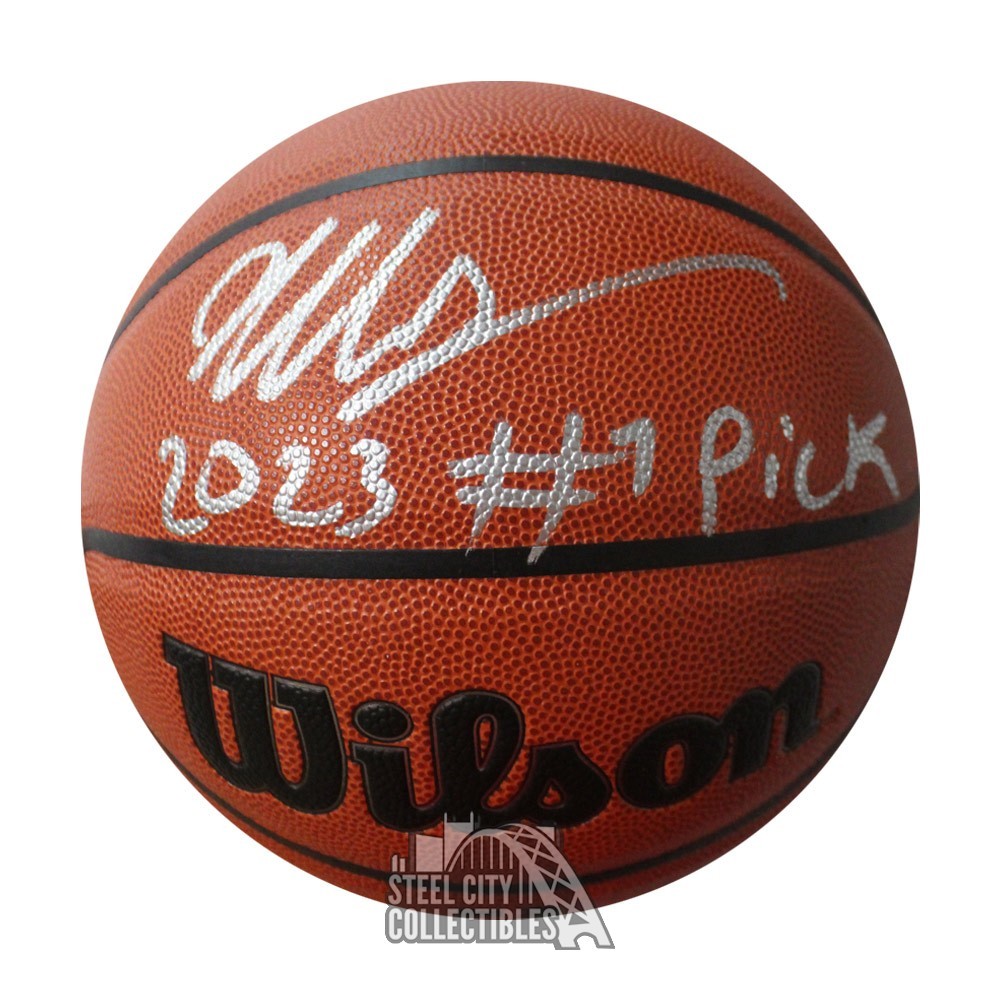 Victor Wembanyama 2023 #1 Pick Autographed Wilson Basketball - Fanatics ...