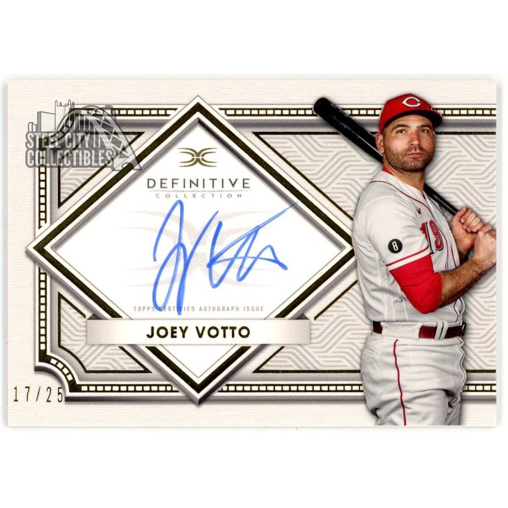 Joey Votto 2022 Topps Definitive Collection Autograph Card #DCA-JV 17/ ...