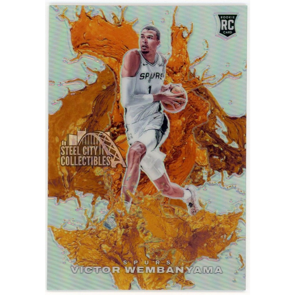 Victor Wembanyama 2024 Panini Black Friday Splash of Color Rookie Card ...