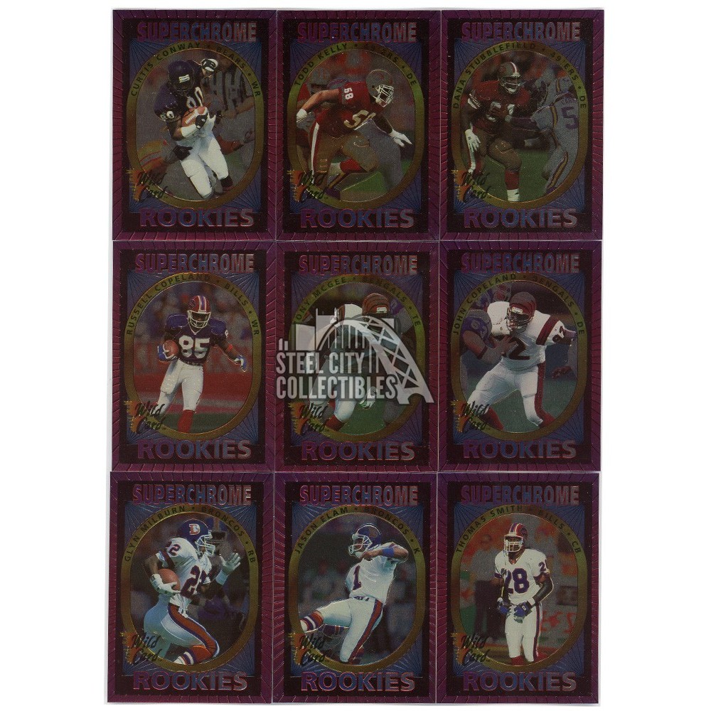 1993 Wild Card Football Superchrome Rookies 50-Card Set | Steel City ...