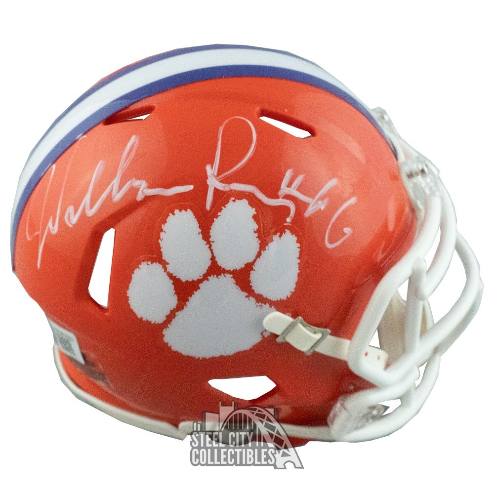 William Perry Autographed Clemson Mini Football Helmet - BAS | Steel ...