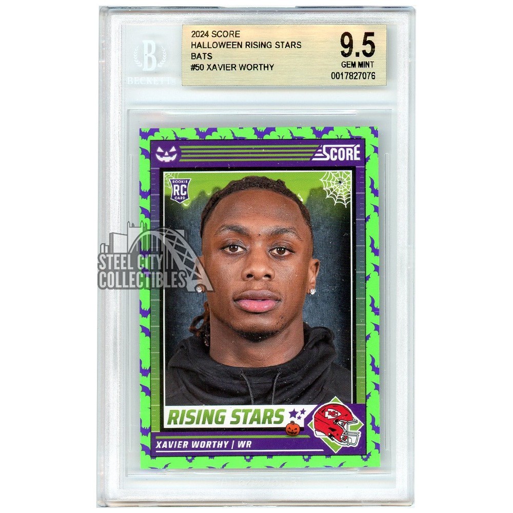 Xavier Worthy 2024 Panini Score-A-Treat Bats Rookie Card #50 BGS 9.5 ...
