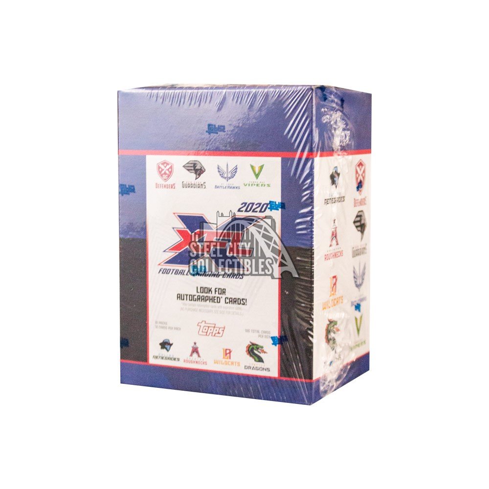 2020 Topps XFL Football 10ct Blaster Box | Steel City Collectibles