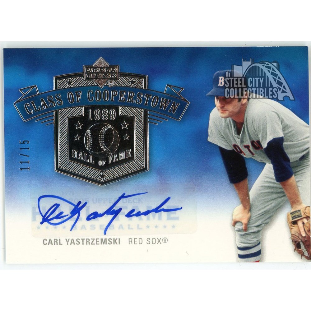 Carl Yastrzemski 2005 Upper Deck Hall of Fame Class of Cooperstown ...