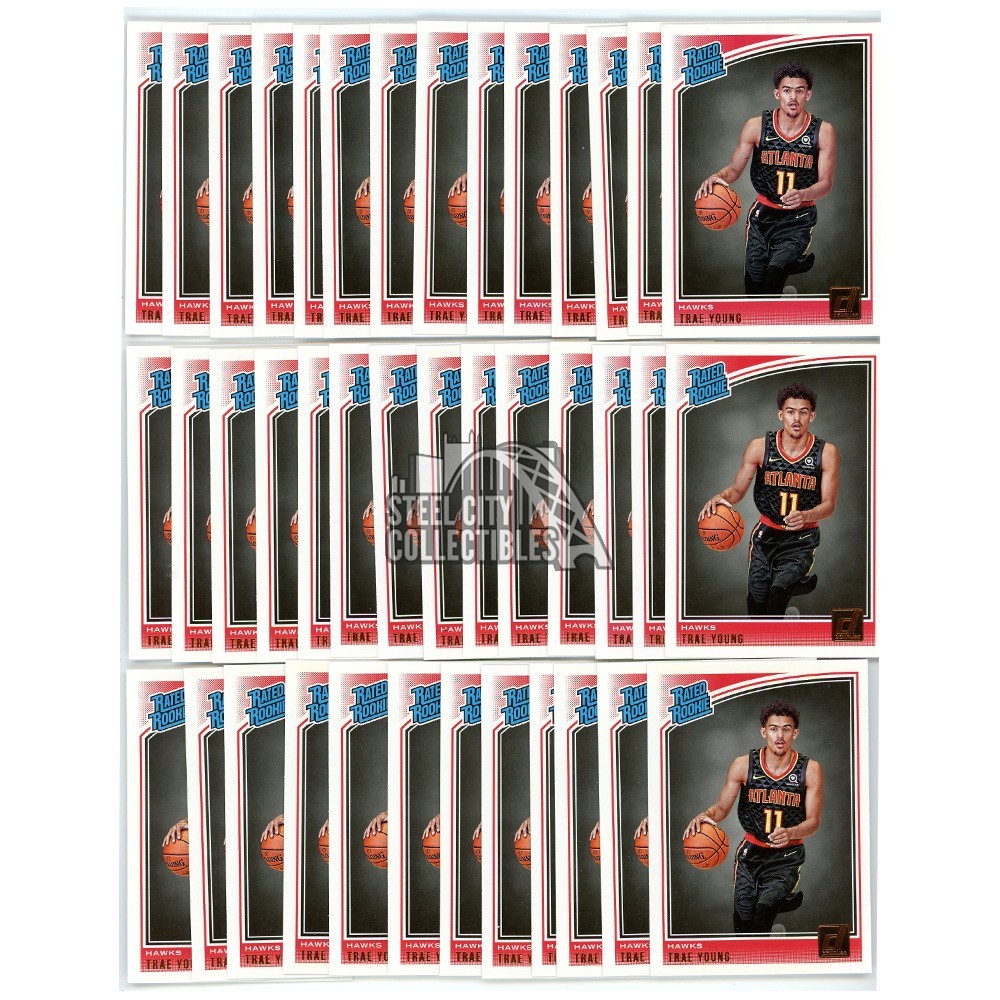 Trae Young 2018-19 Panini Donruss Rated Rookie Card #198 40 Count Lot ...