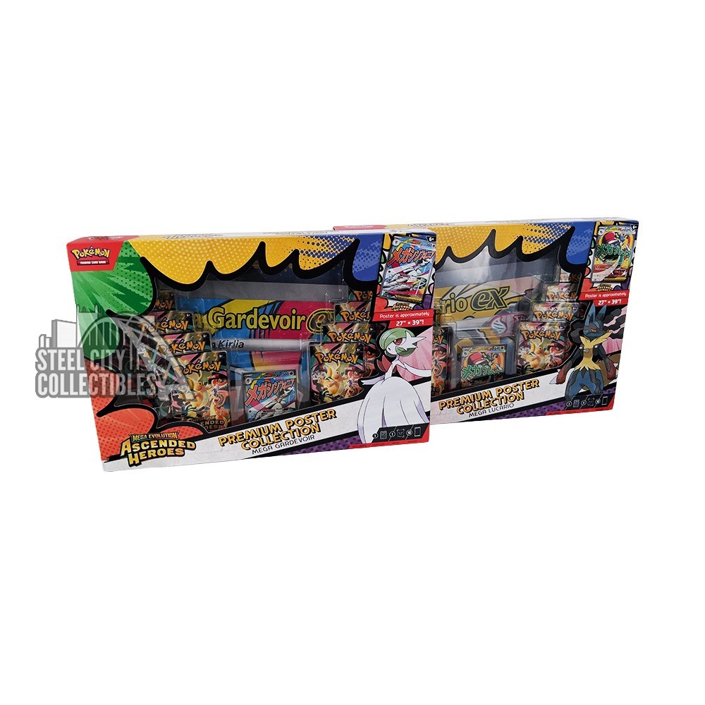 Pokemon Mega Evolution ME2.5 Ascended Heroes Premium Poster Collection ...