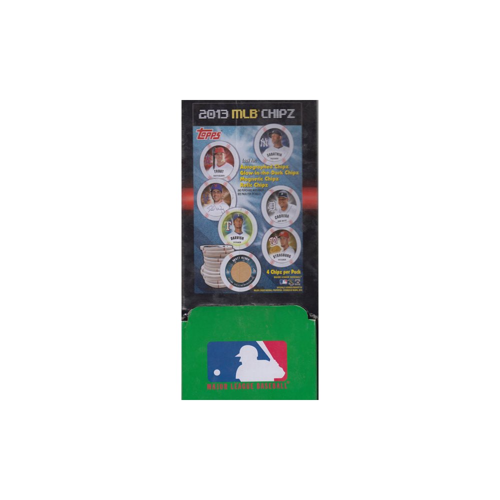 2013 Topps MLB Chipz Baseball 36ct Gravity Feed Box | Steel City ...