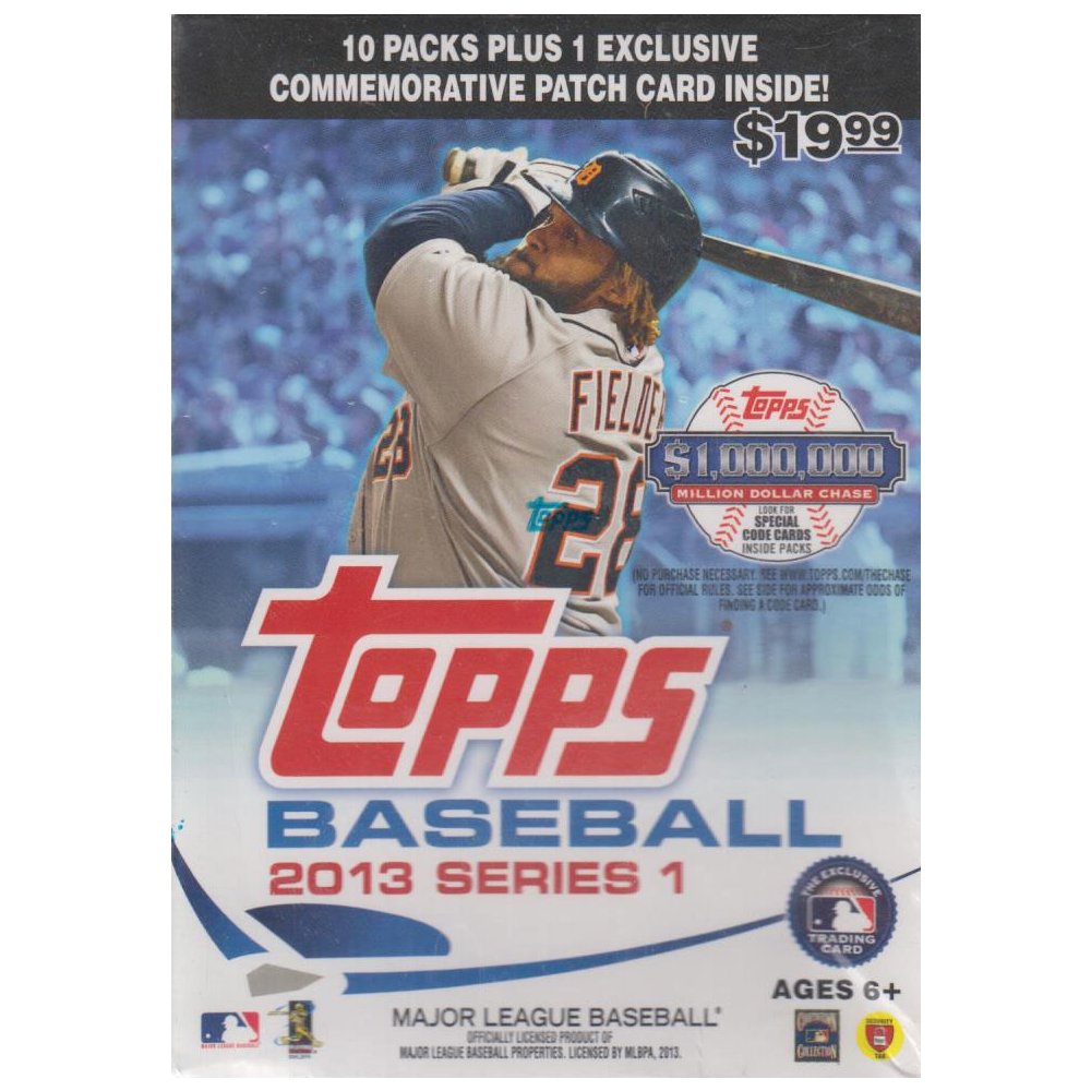 2013 Topps Series 1 Baseball 10ct Blaster Box with Patch | Steel City ...