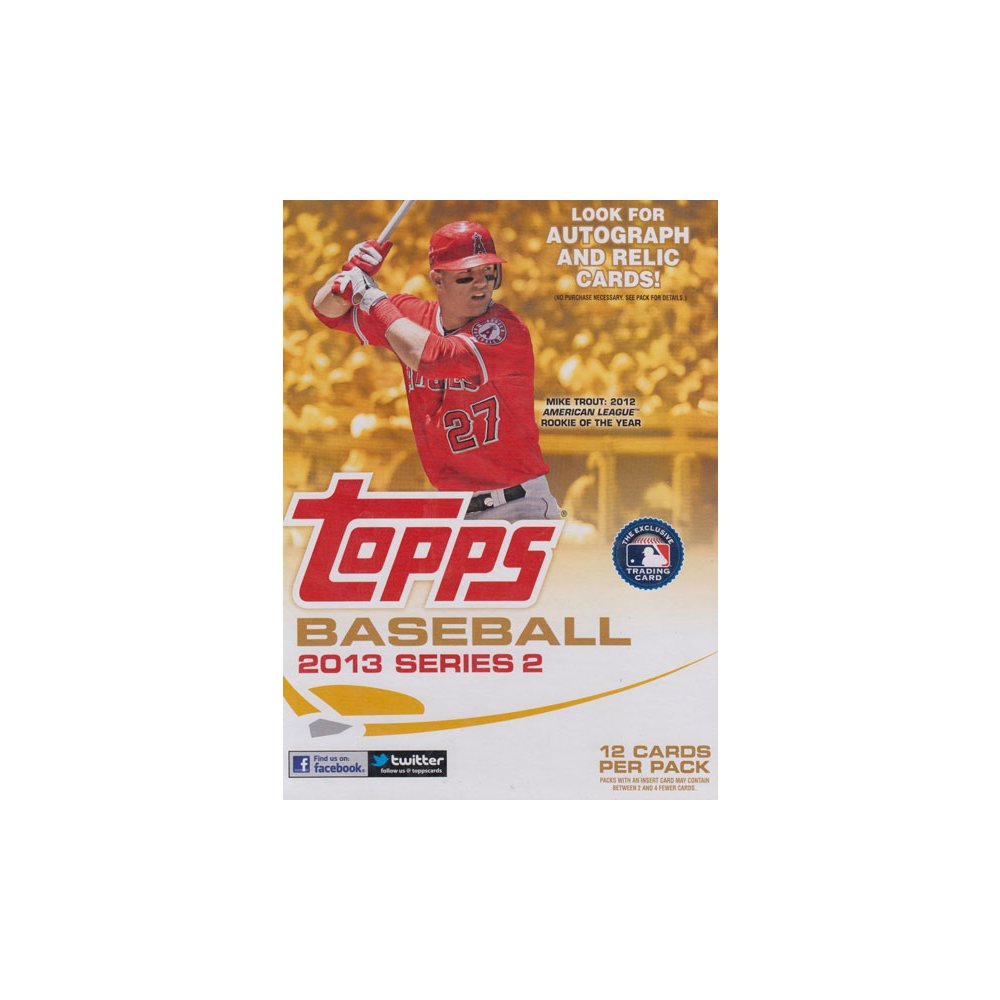 2013 Topps Series 2 Baseball 36ct Gravity Feed Box | Steel City ...