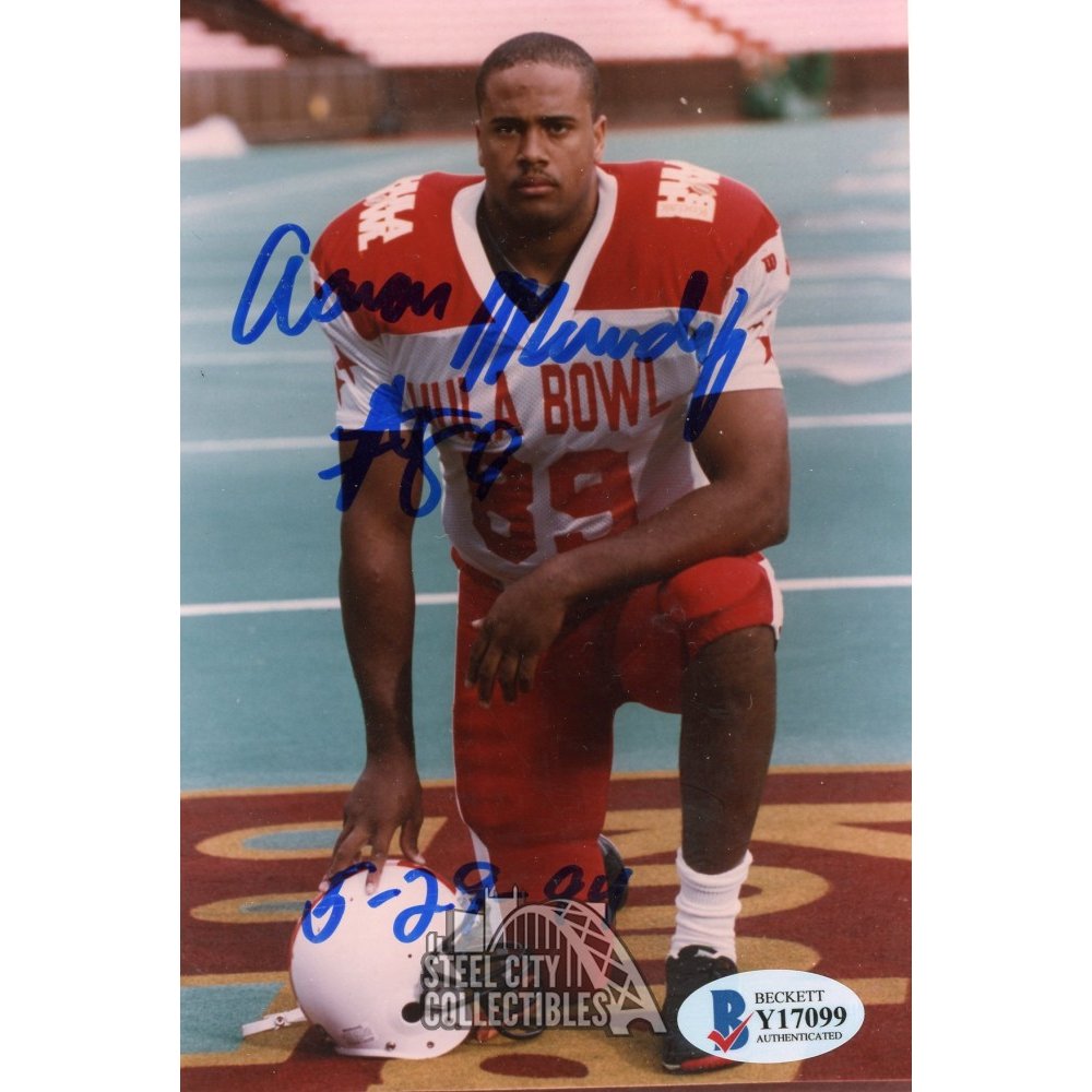 Aaron Mundy 5-29-94 Autographed 4x6 Photo - BAS COA | Steel City ...