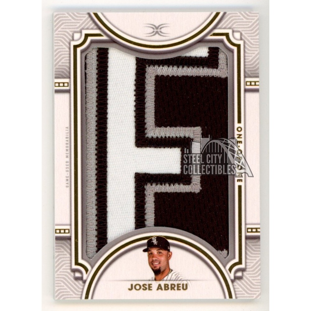Jose Abreu 2022 Topps Definitive Nameplate "E" Patch Card #DNC-JAB 1/1 ...