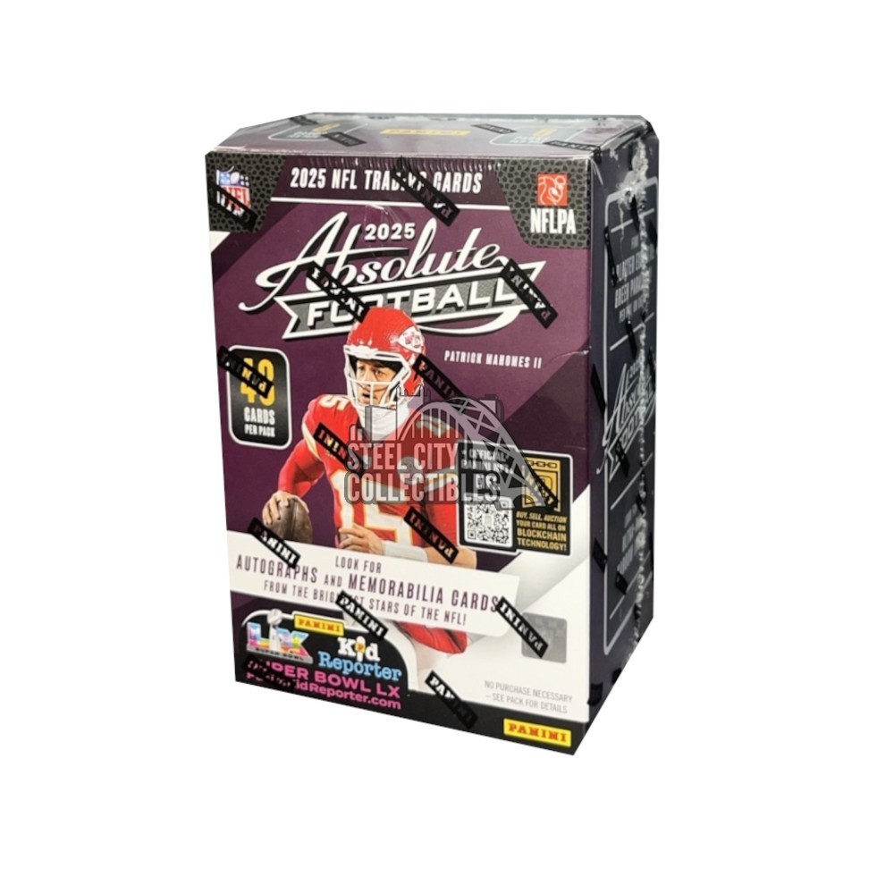 2025 Panini Absolute Football 6-Pack Blaster Box | Steel City Collectibles