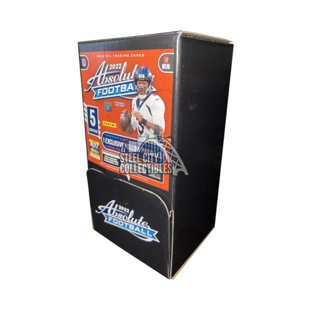 2022 Panini Absolute Football 48-Pack Gravity Feed Box | Steel City ...