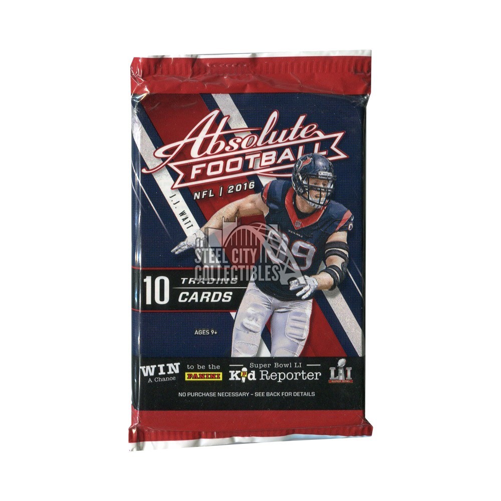 2016 Panini Absolute Football Retail Pack | Steel City Collectibles