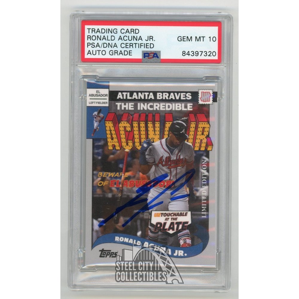 Ronald Acuna Jr 2021 Topps Project 70 Autographed Card #286 - PSA/DNA ...