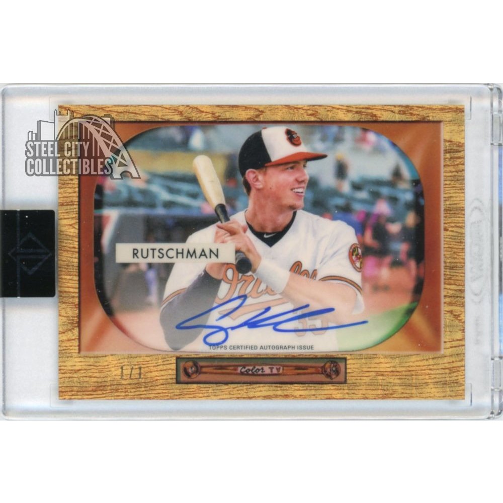 Adley Rutschman 2020 Bowman Transcendent 1955 Superfractor Rookie ...