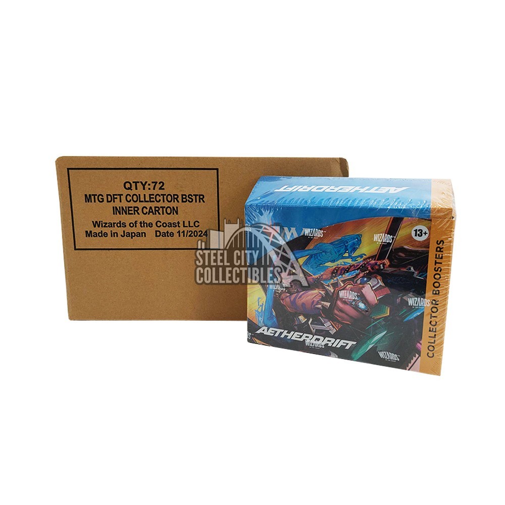 Magic the Gathering Aetherdrift Collector Booster 6-Box Case | Steel ...