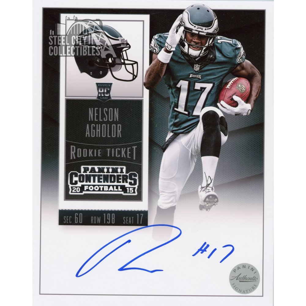 Nelson Agholor Autographed Philadelphia Eagles 8x10 Photo - Panini ...
