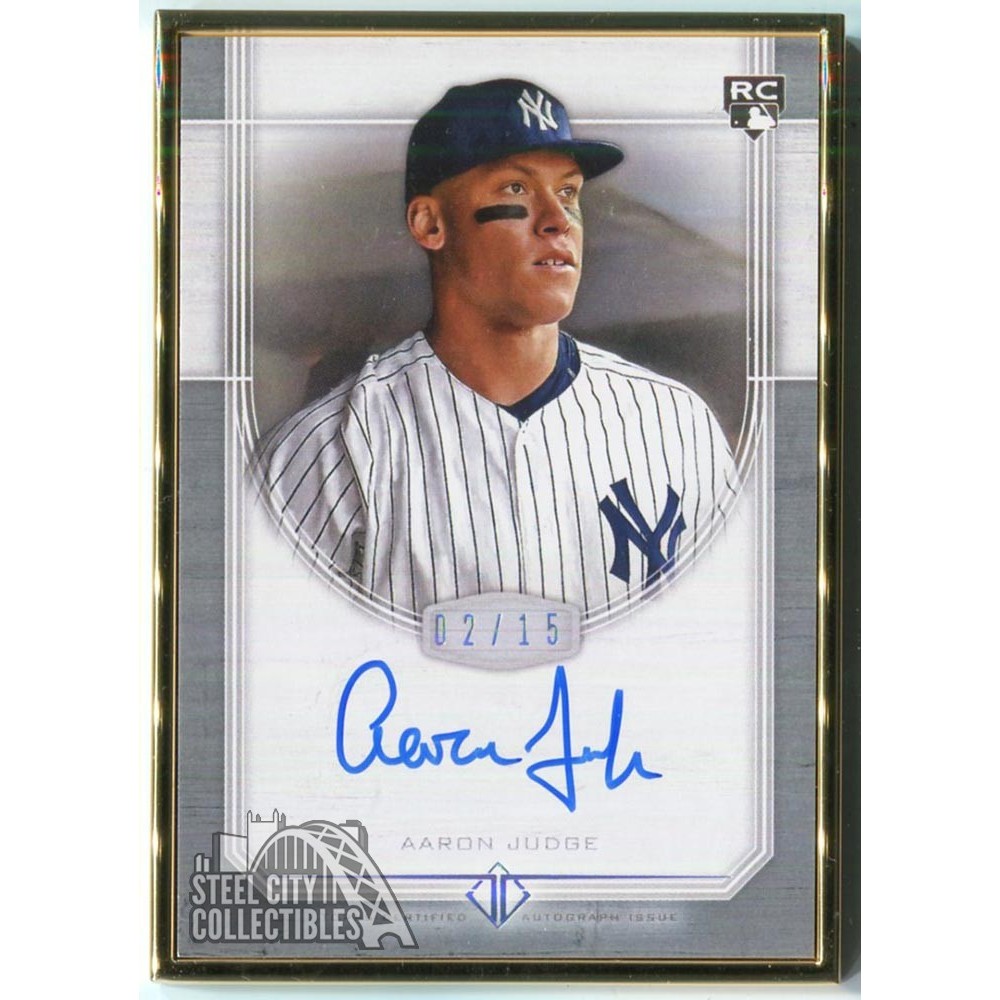Aaron Judge 2017 Topps Transcendent Rookie Autograph RC Silver 02/15 ...