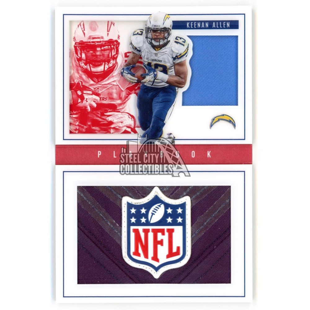 Keenan Allen 2015 Panini Playbook NFL Shield Logo Patch Booklet Card 1/ ...