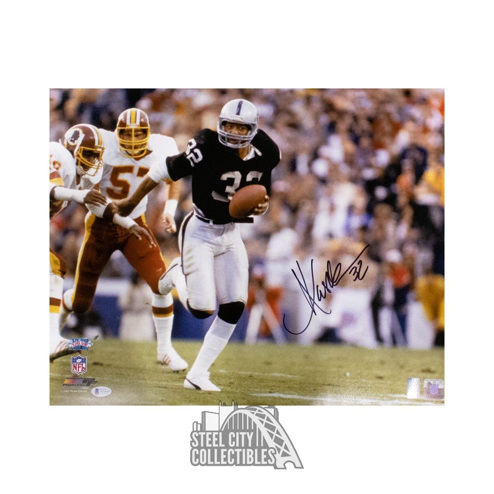 Marcus Allen Autographed Oakland Raiders 16x20 Photo - BAS COA | Steel ...