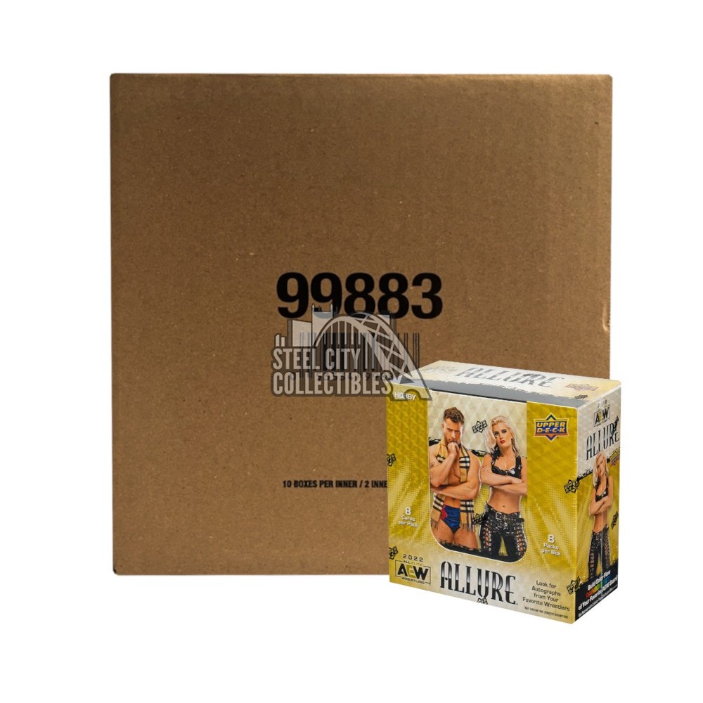 2022 Upper Deck AEW Wrestling Allure Hobby 20-Box Case | Steel City ...