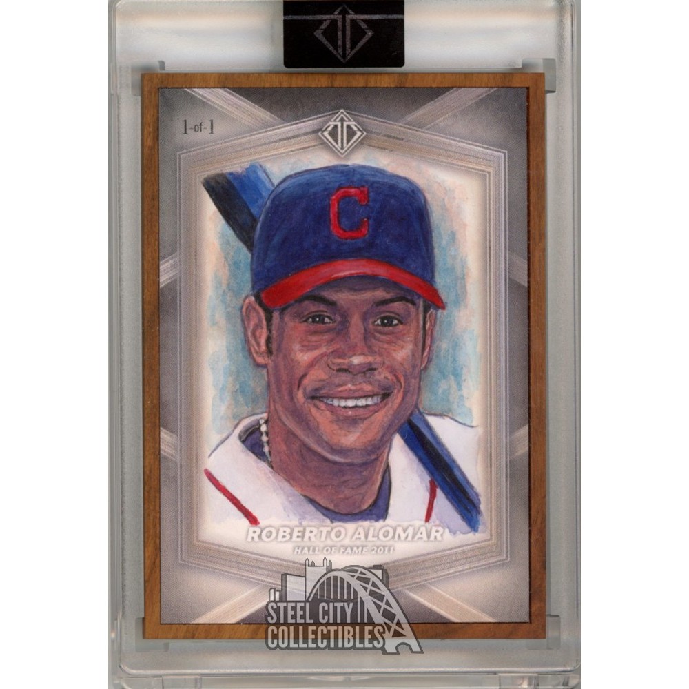 Roberto Alomar 2020 Topps Transcendent Sketch Card Bergren #HOFS-RA 1/1 ...