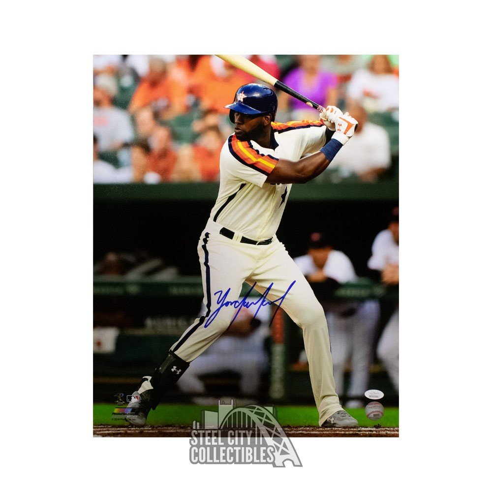 Yordan Alvarez Autographed Houston Astros 16x20 Photo - JSA COA | Steel ...