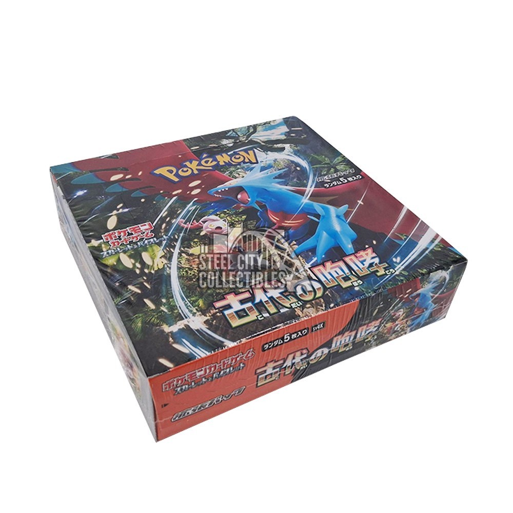 Pokemon Scarlet & Violet Ancient Roar Japanese Booster Box | Steel City ...
