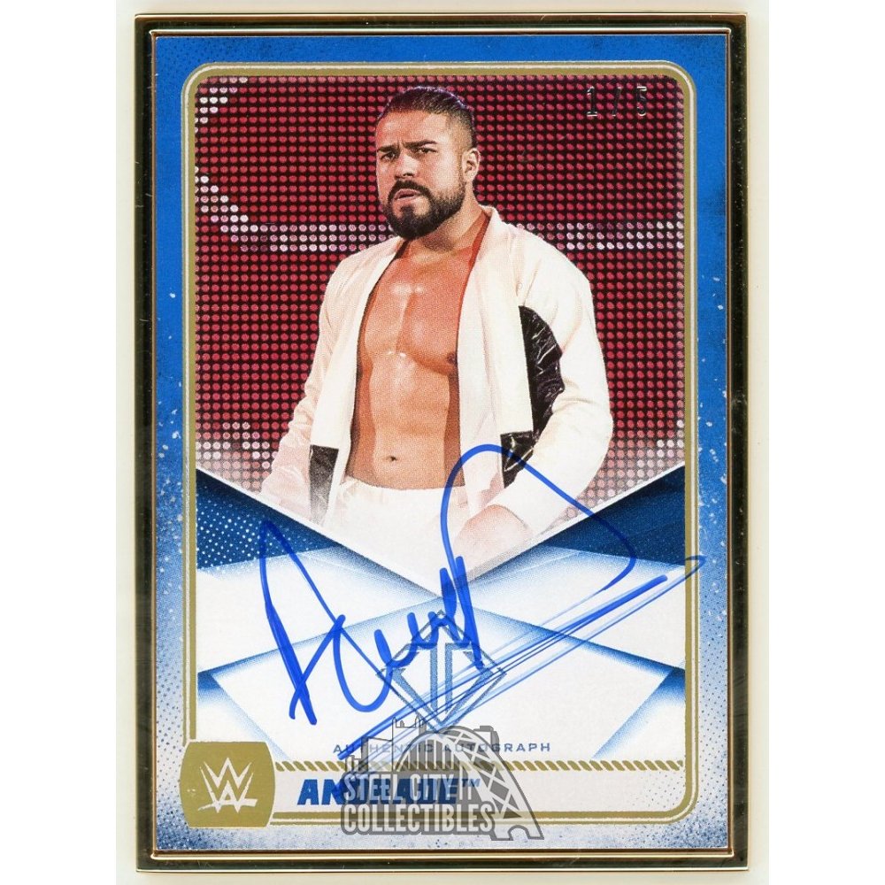 Andrade 2020 Topps Transcendent WWE Autographed Card 1/5 | Steel City ...