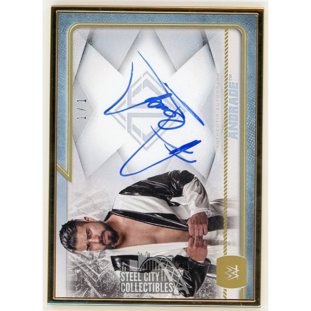 Andrade 2020 Topps Transcendent WWE Autographed Card 1/1 | Steel City ...