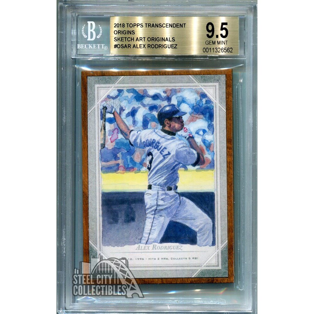 Alex Rodriguez 2018 Topps Transcendent Origins Sketch Card 1/1 (OS-RCA ...
