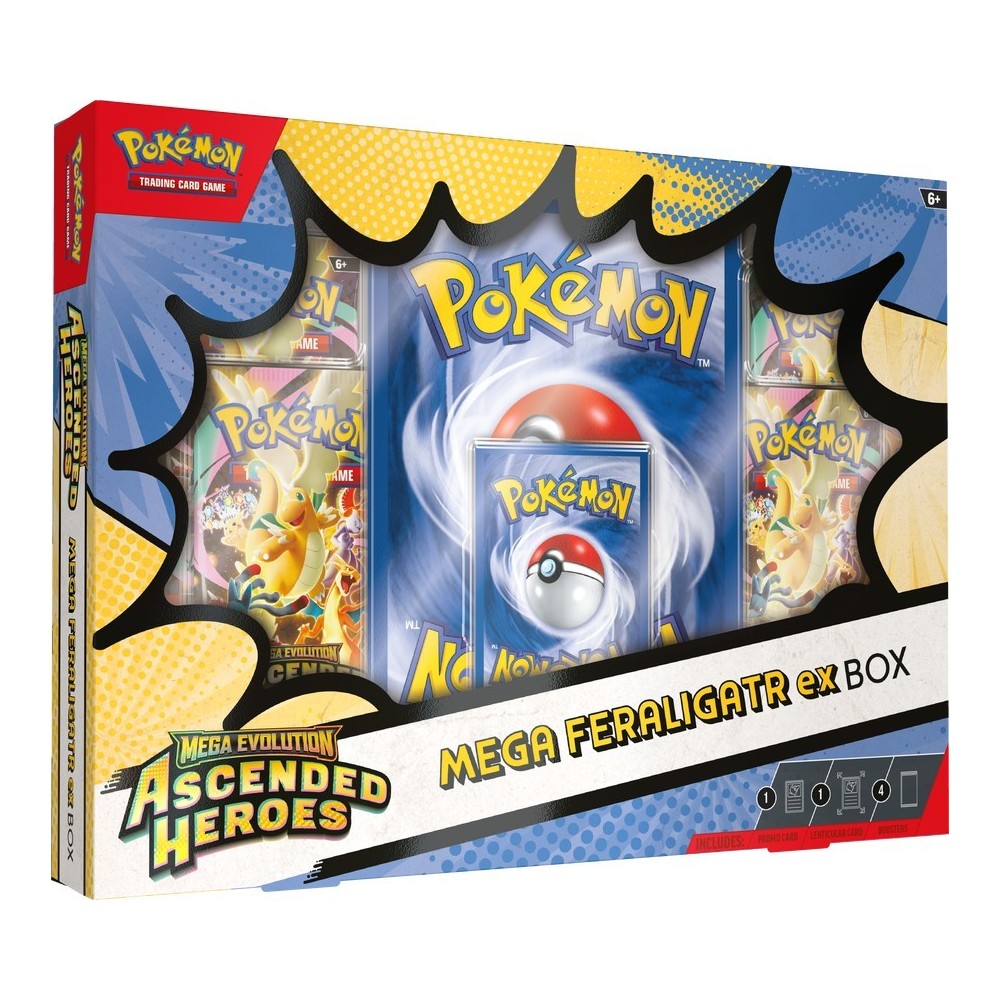 Pokemon Mega Evolution ME2.5 Ascended Heroes Mega ex 6-Box Case | Steel ...