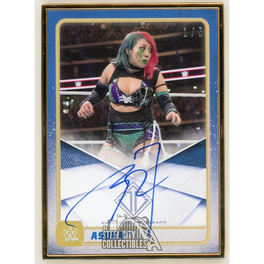 Asuka 2020 Topps Transcendent WWE Autographed Card 1/5 | Steel City ...