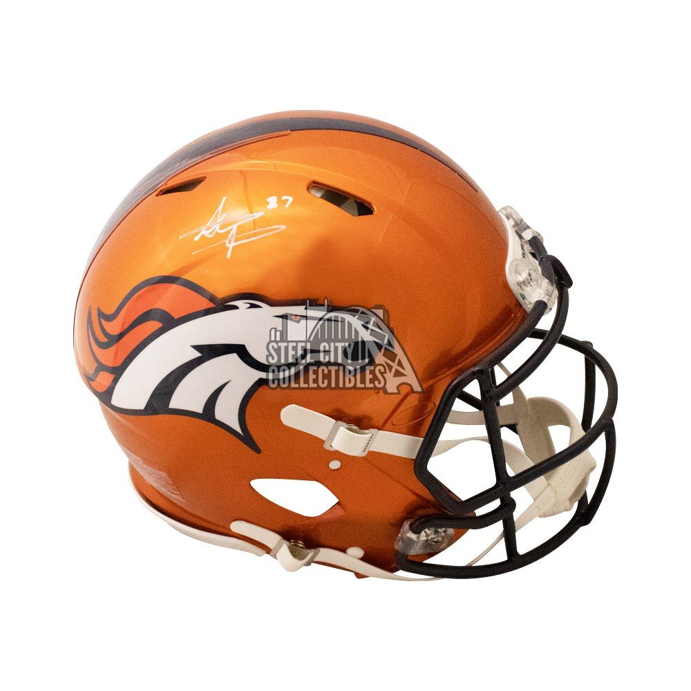 Steve Atwater Autographed Denver Broncos Flash Authentic Full-Size ...