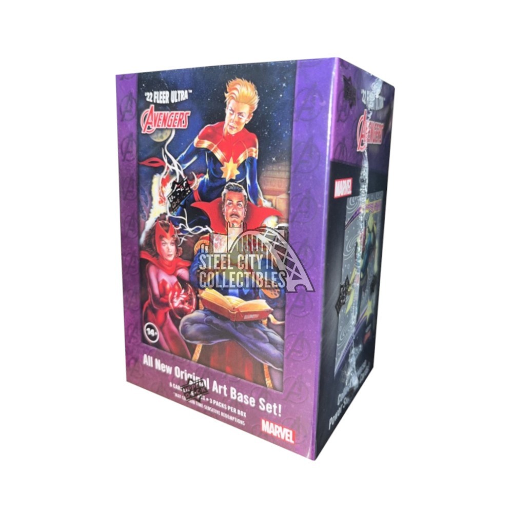 2022 Upper Deck Fleer Ultra Marvel Avengers 3-Pack Blaster Box | Steel City Collectibles