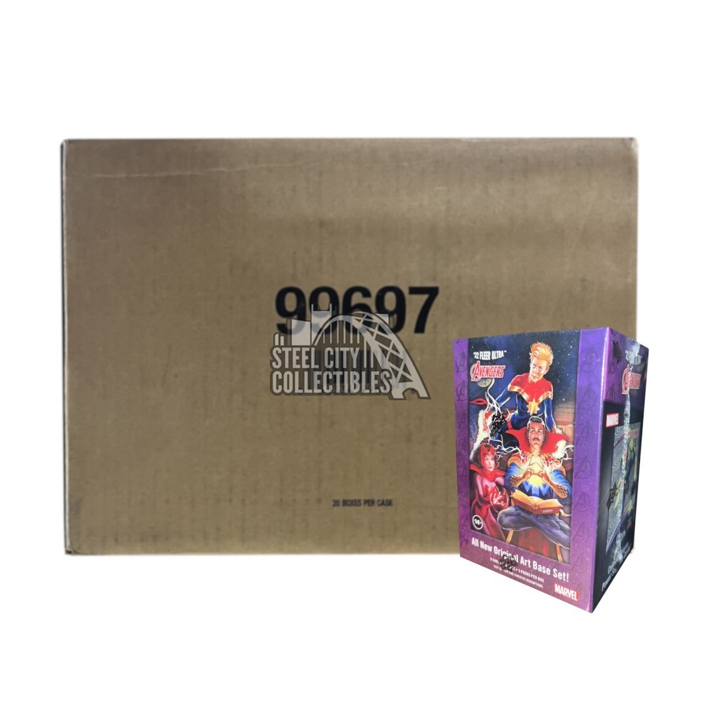 2022 Upper Deck Fleer Ultra Marvel Avengers 3-Pack Blaster 20-Box Case | Steel City Collectibles
